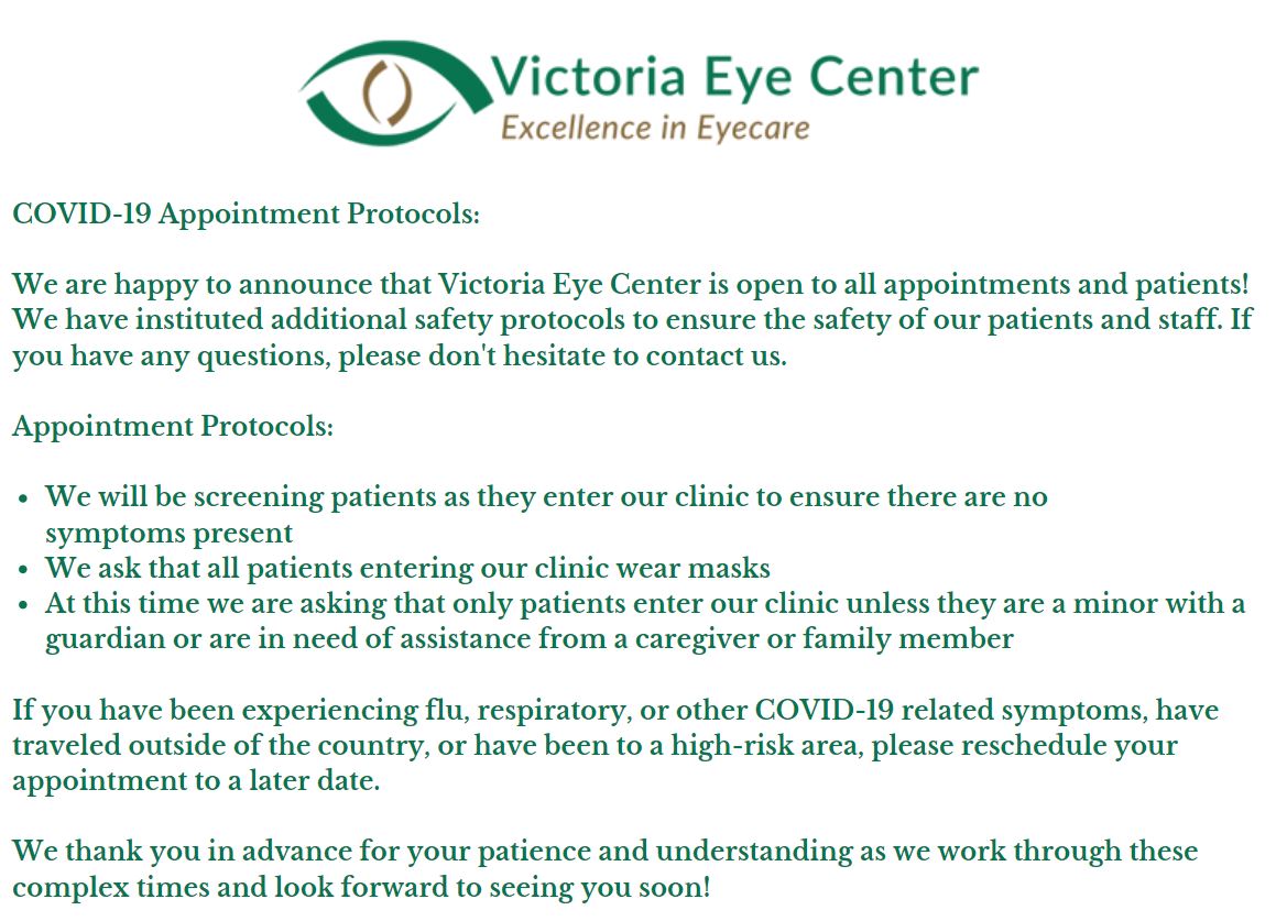 Home | Victoria Eye Center | LASIK and Cataracts Victoria, TX